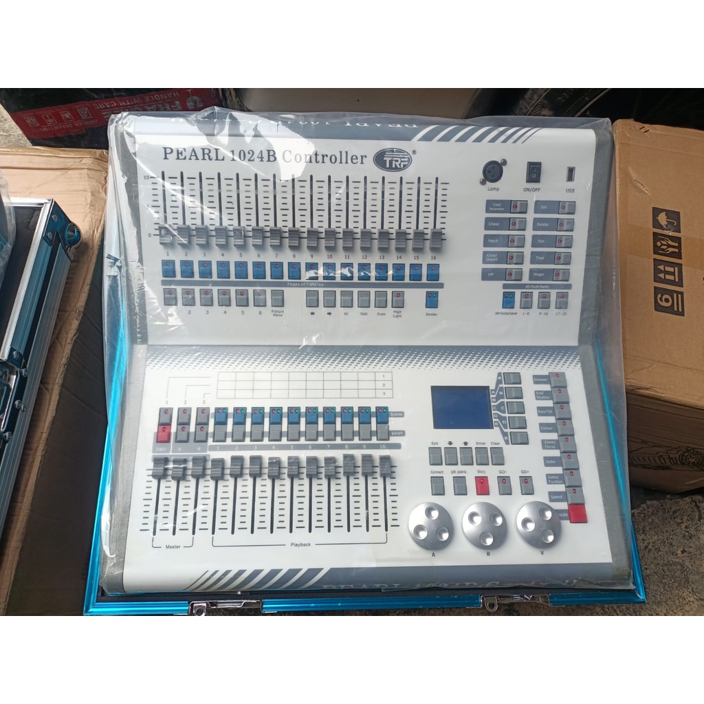 Jual Mixer Mini pearl 1024B TRF Mixer Console professional + Hardcase ...