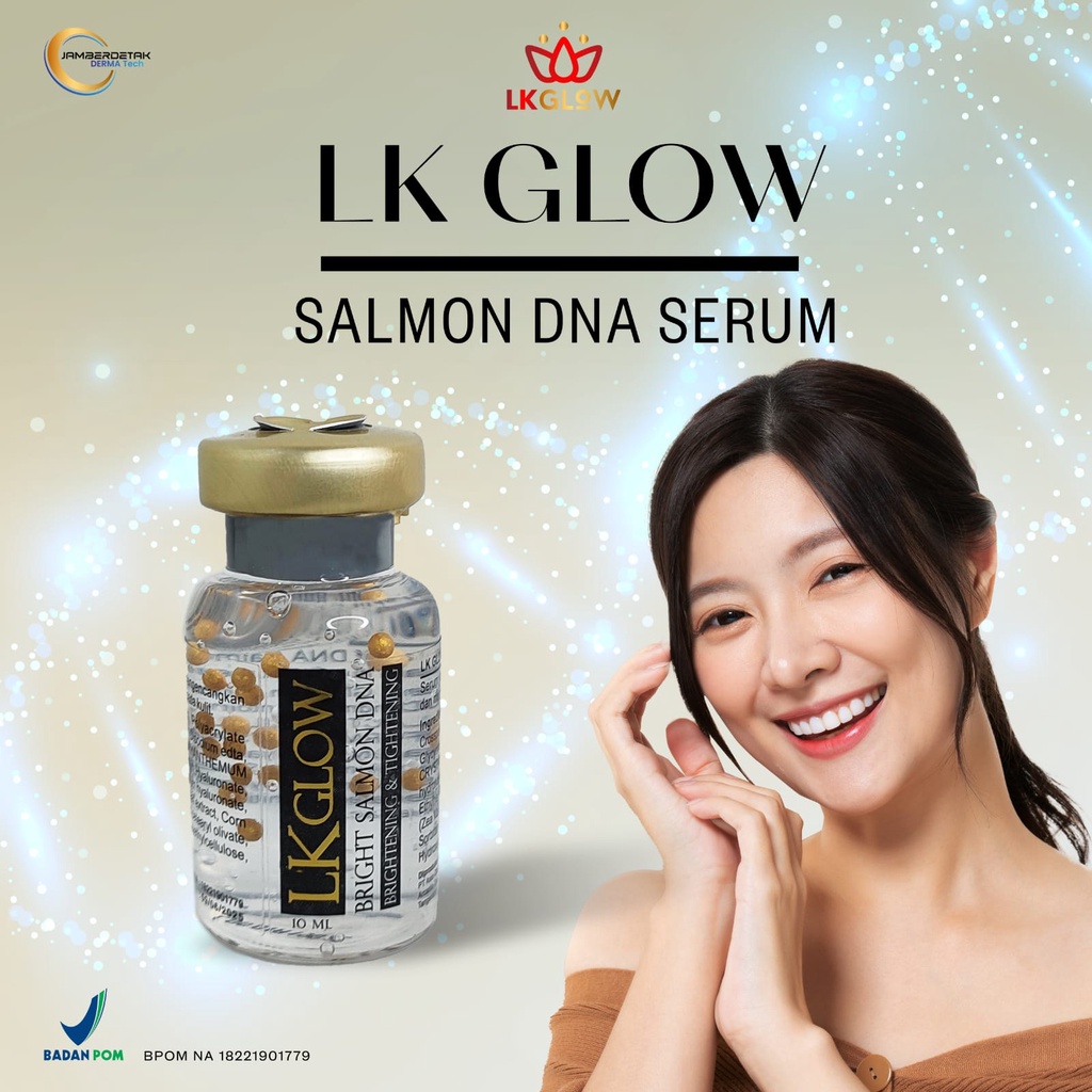 Jual SERUM SKIN BOOSTER SALMON DNA BPOM RI LK GLOW BEAUTY SKIN CARE ...