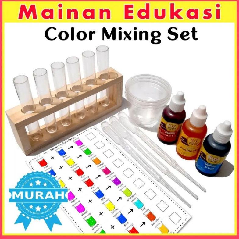 Jual Paket Mainan Edukasi Campur Warna / Color Mixing Set Montessori ...