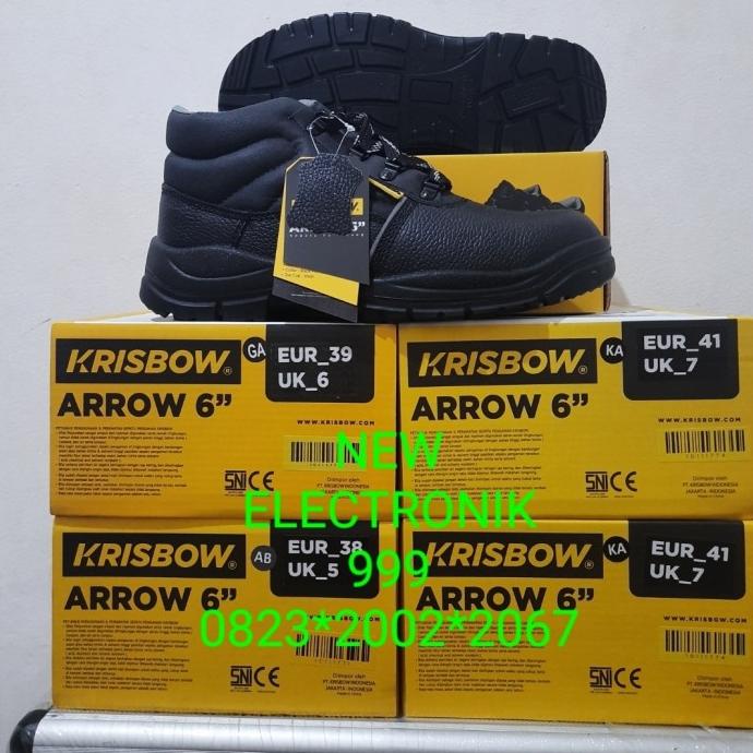 Jual Krisbow Sepatu Pengaman Arrow SAFETY SHOES ARROW 6IN | Shopee ...