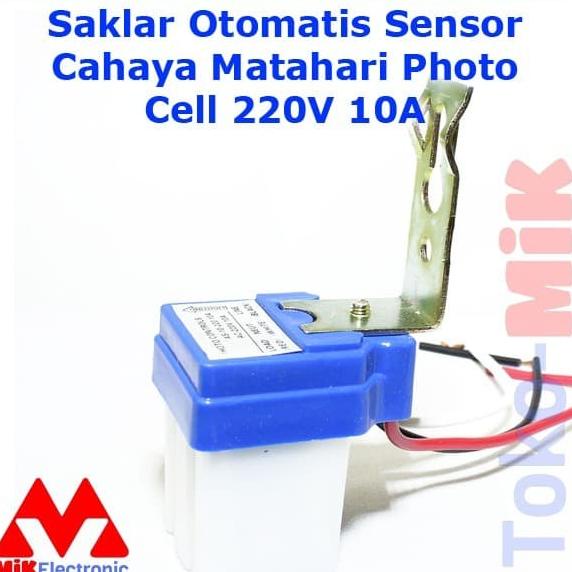 Jual Saklar Otomatis Sensor Cahaya Matahari Photocell Fotosel 10A AS10 ...