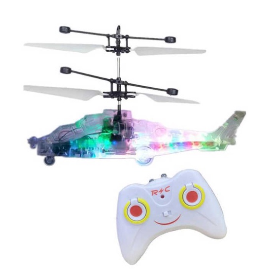 Jual SNI Mainan Anak RC HELICOPTER TRANSPARAN Helikopter Dengan Remote ...