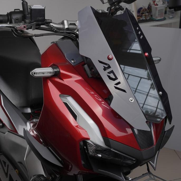 Jual WINDSHIELD ADV 150 160 MODEL TINGGI VISOR TAMENG DEPAN HONDA ADV ...