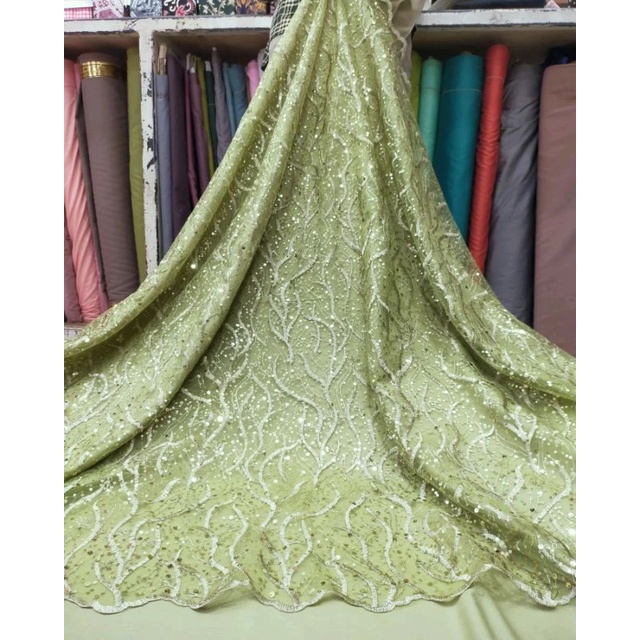 Jual Tile Bordir Motif Tile Payet Sequin | Shopee Indonesia