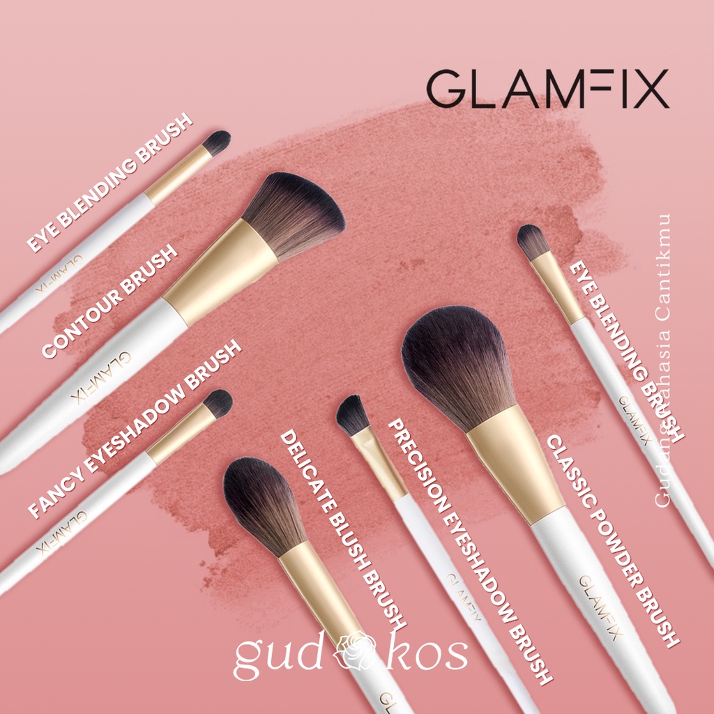 Jual GLAMFIX Classic | Delicate | Glow | Fancy Brush - Kuas Makeup ...