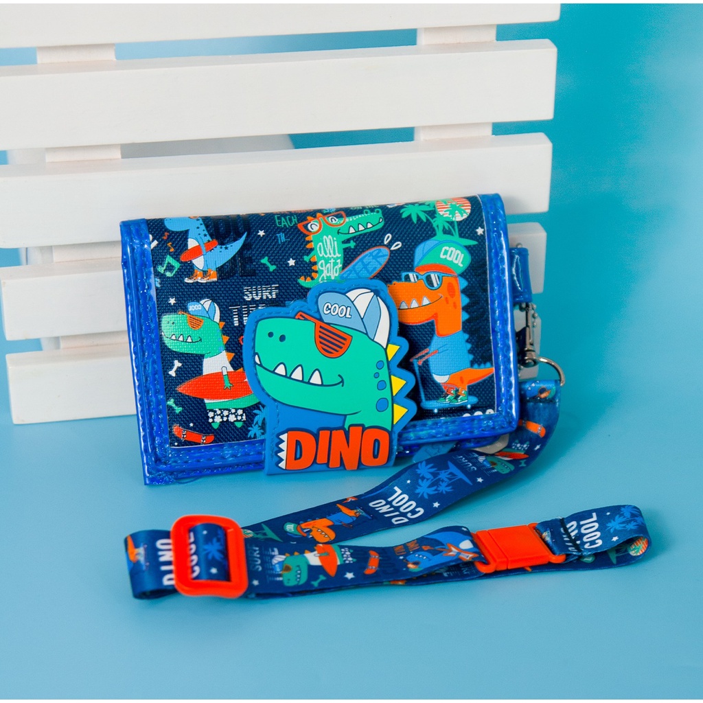 Jual VEST wallet dompet mini anak lanyard/dompet lipat 2 atau 3 anak ...