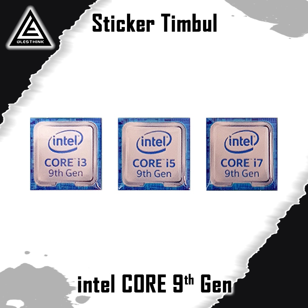 Jual Stiker Timbul Emblem intel Core i3 i5 i7 Gen 9 | Shopee Indonesia