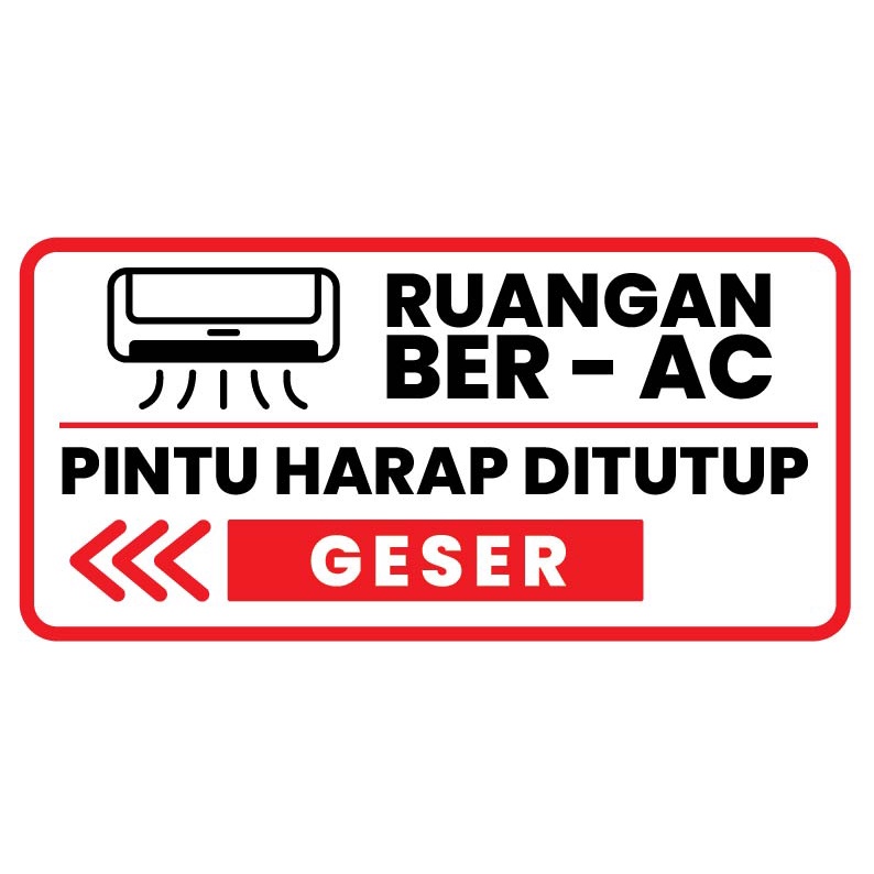 Jual STIKER TUTUP PINTU | STIKER RUANGAN AC | STIKER TUTUP PINTU ...