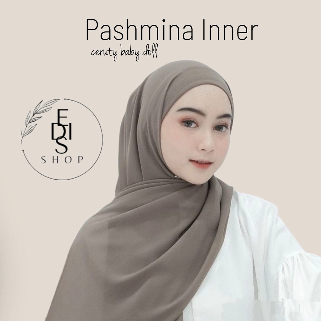 Jual PROMO...!!!TERMURAH PASHMINA INNER/ PASHMINA 2IN1 INNER/ PASHMINA ...