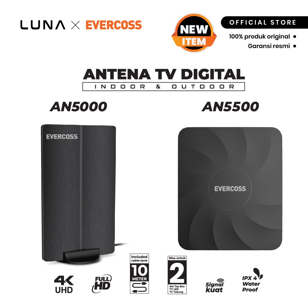 Jual LUNA X Evercoss antena digital | Shopee Indonesia