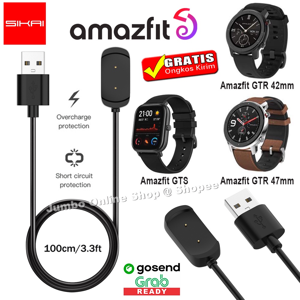 Jual Dock Charger USB Cable Amazfit GTS - GTR 47 / 42mm Kabel Cas ...