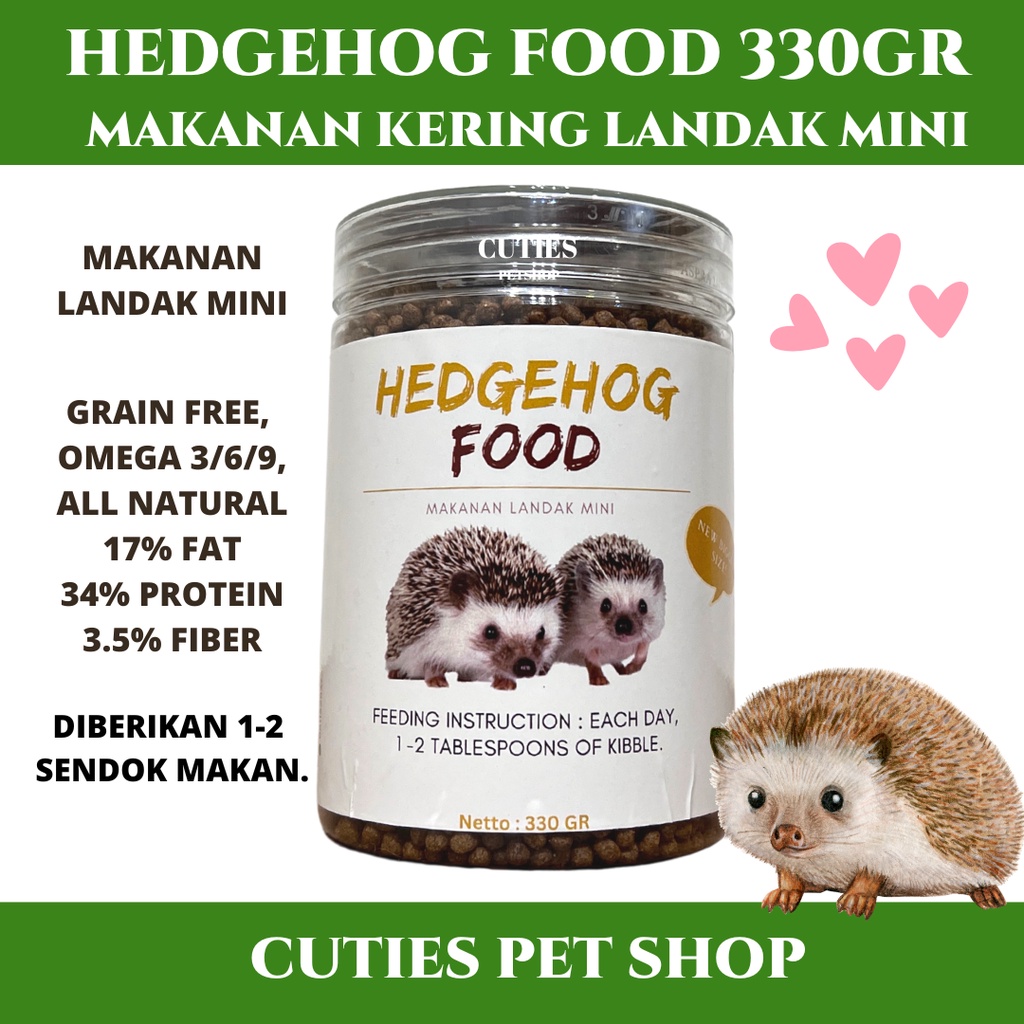 Jual MAKANAN LANDAK MINI 330 GRAM / HEDGEHOG FOOD BERGIZI MURAH ...