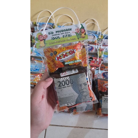 Jual Snack Parcel Lebaran Anak | Jajan Lebaran | Label Snack Lebaran ...