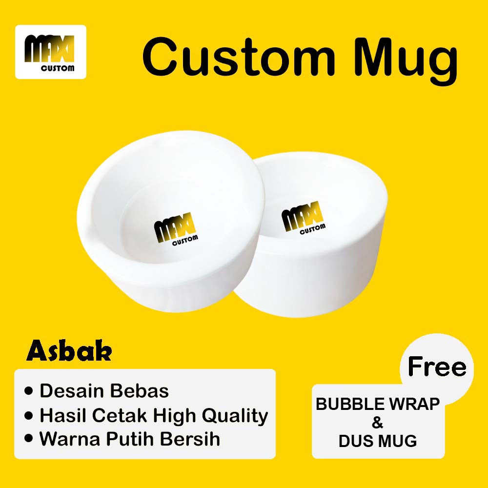 Jual ASBAK CUSTOM (MURAH) SATUAN / GROSIR | Shopee Indonesia