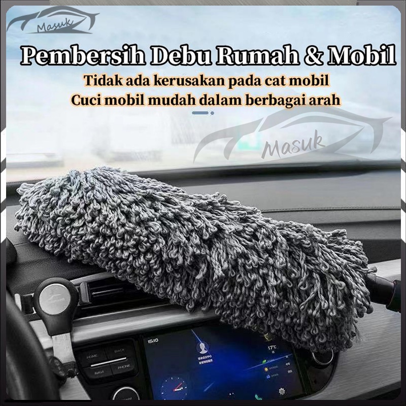 Jual Kemoceng Microfiber Tebal ABU TEBAL Pembersih Debu Mobil dan Rumah ...