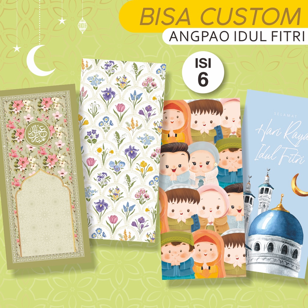 Jual Amplop Lebaran Angpao Idul Fitri Custom Nama | Shopee Indonesia