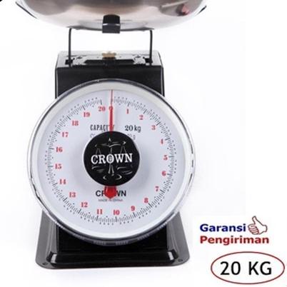 Jual ♙ Timbangan Duduk/Timbangan Manual/Timbangan Buah Crown 20 Kg | Shopee Indonesia