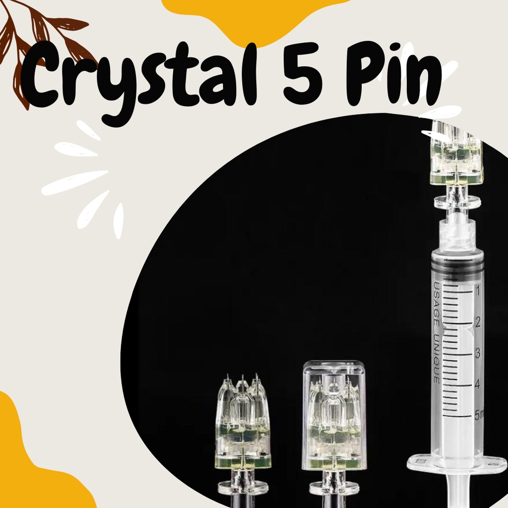 Jual Needle Crystal 5 Pin 9 Pin 1 Pin Jarum Crystal 5 Pin 9 Pin Meso ...