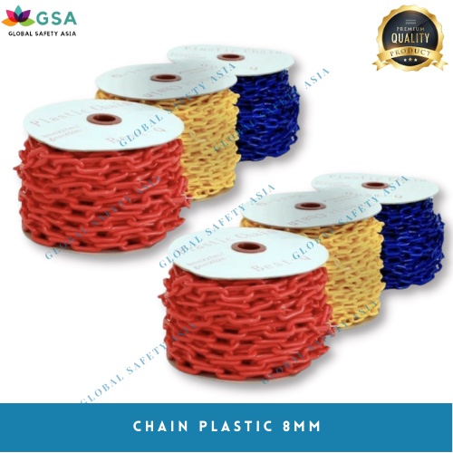 Jual Chain Plastic Rantai Plastik Plastic Chain PVC 8mm | Shopee Indonesia