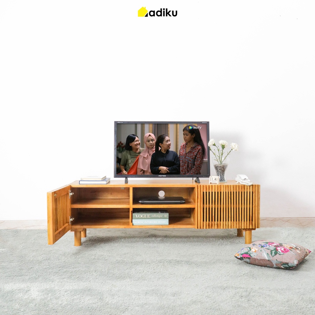 Jual ADIKU.ID RAGNAR Meja TV – Meja TV Kayu Mindi 2 Pintu Minimalis ...