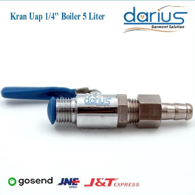 Jual $+$+$+$+] kran uap 1/4 untuk boiler 5 liter atau pembuangan boiler ...