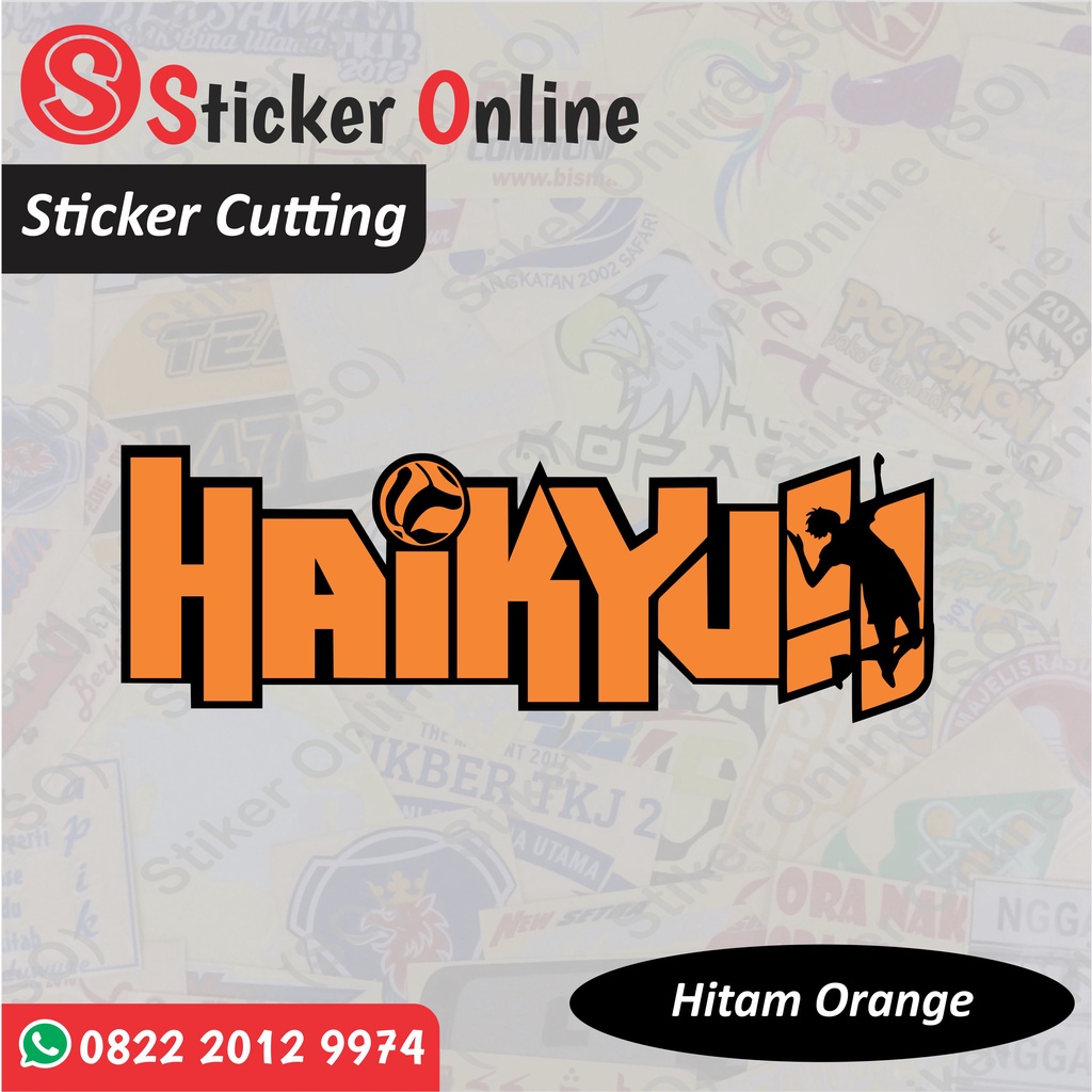 Jual Stiker Haikyuu | Sticker Cutting Logo Haikyuu Motor Mobil | Shopee ...