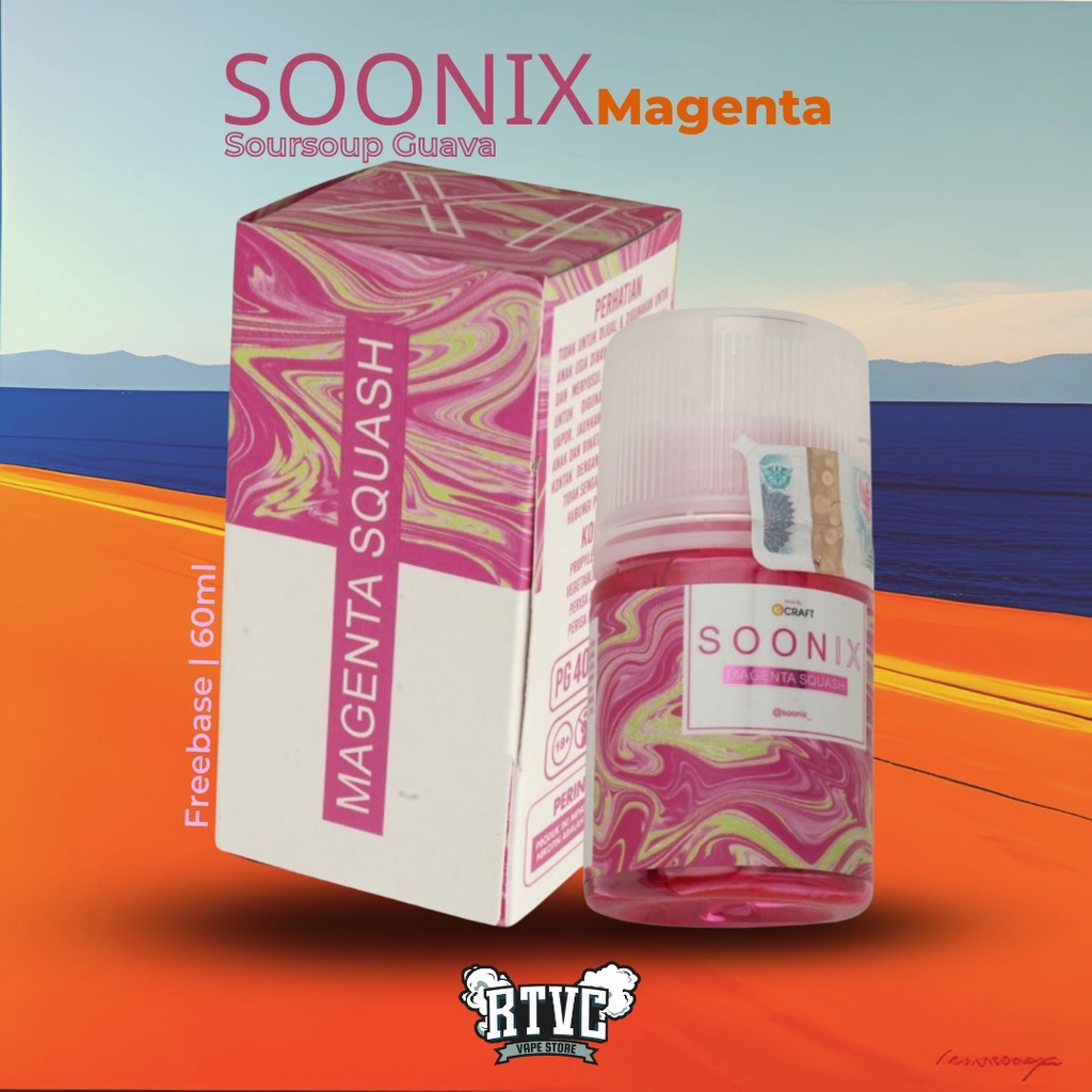 Jual SOONIX V3 Magenta Squash 60ml by RCraft Liquid Freebase | Shopee ...