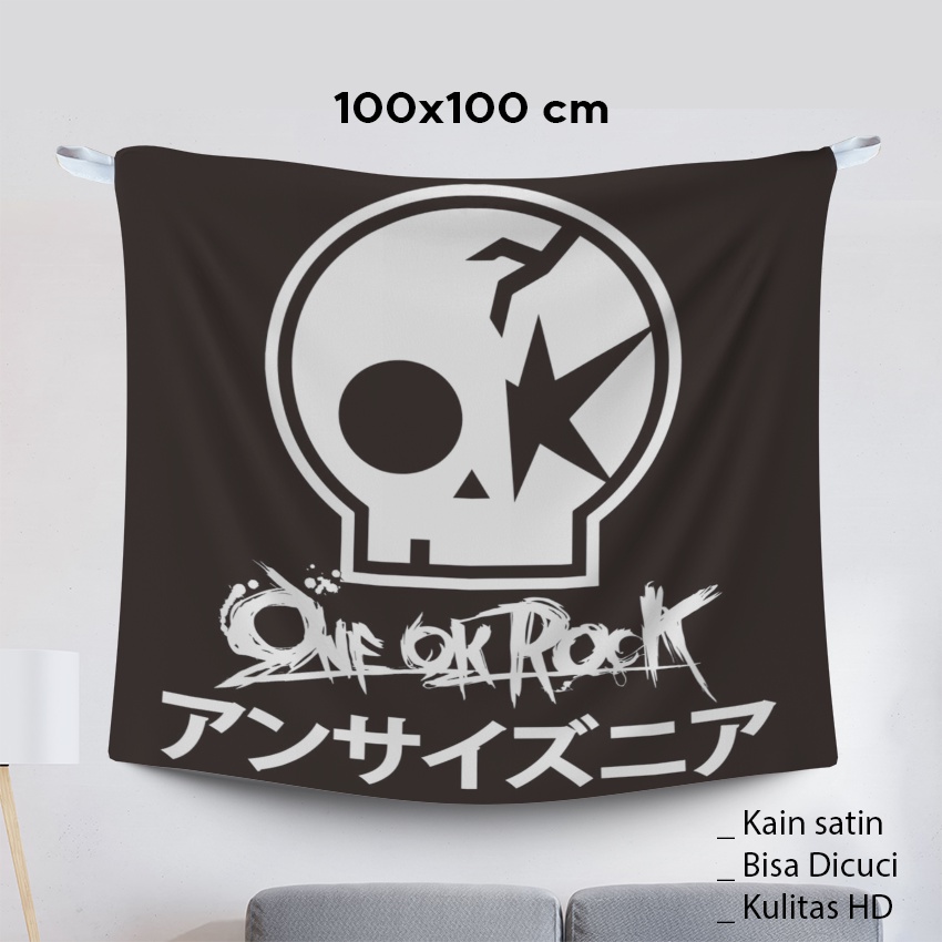 Jual POSTER KAIN TAPESTRY BAND ONE OK ROCK JUMBO | Shopee Indonesia