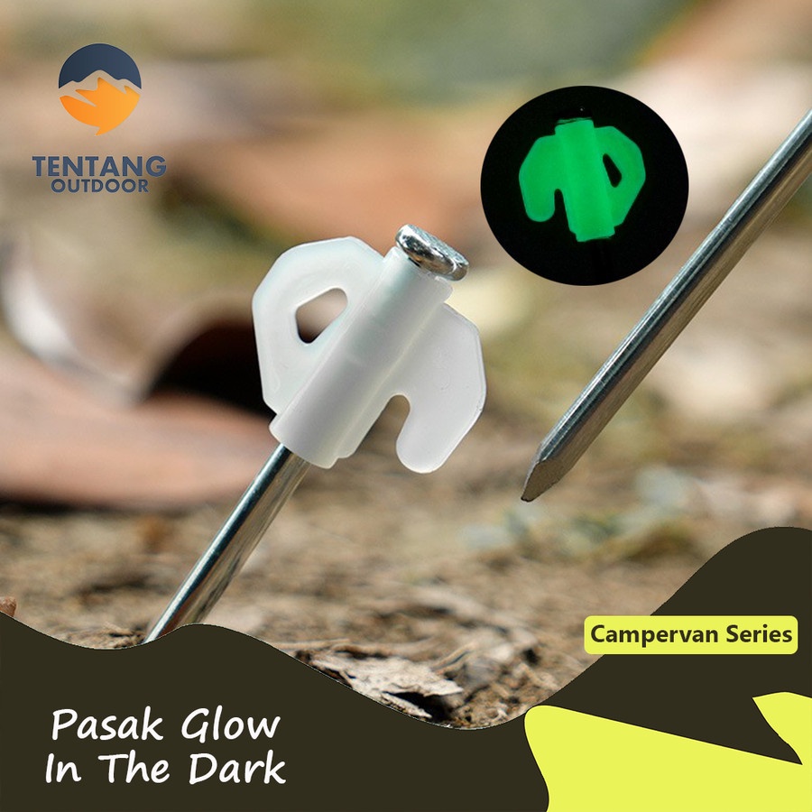 Jual Pasak Tenda Glow In The Dark 20cm Outdoor Camping Mendaki Hiking ...