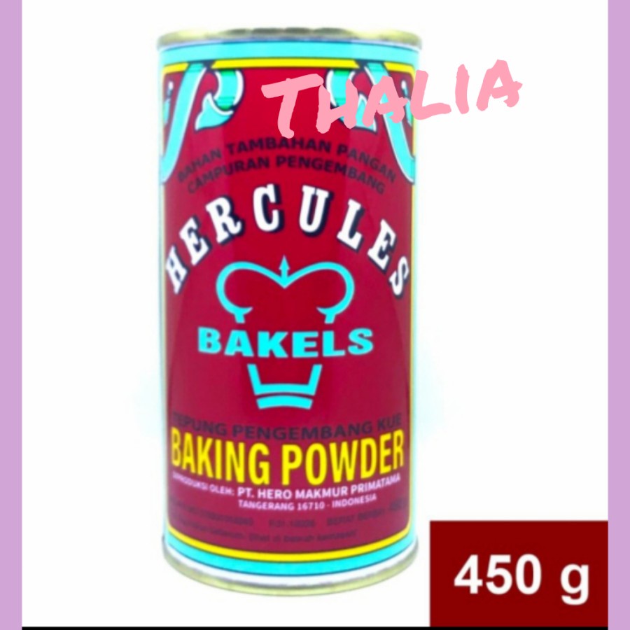 Jual HERCULES DOUBLE ACTING BAKING POWDER 450GR KALENG | Shopee Indonesia