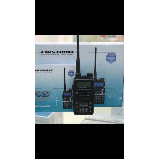 Jual Ht Firstcom Fc 27 Dualband Vhf & Uhf ( Waterproof) | Shopee Indonesia