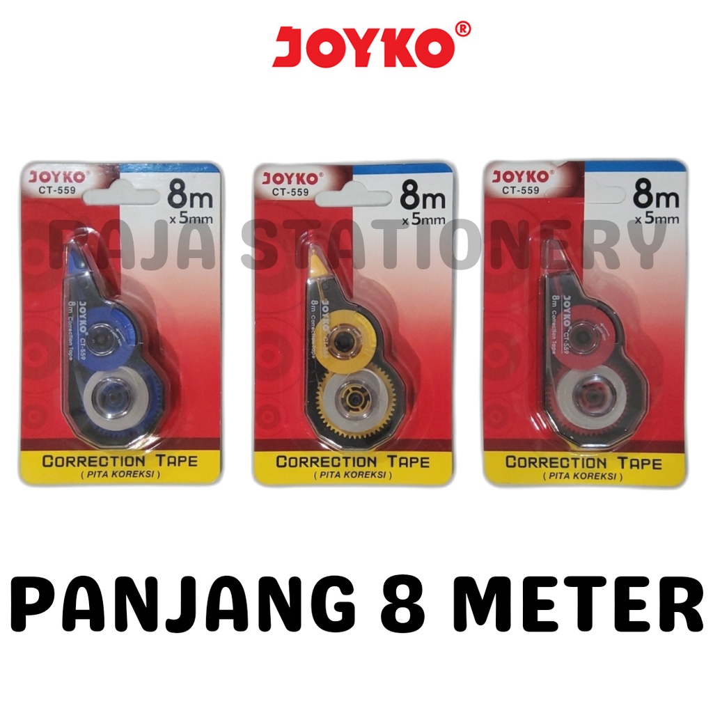 Jual Joyko Correction Tape TipEx Kertas Joyko CT-522 CT-559 Pastel Tip ...