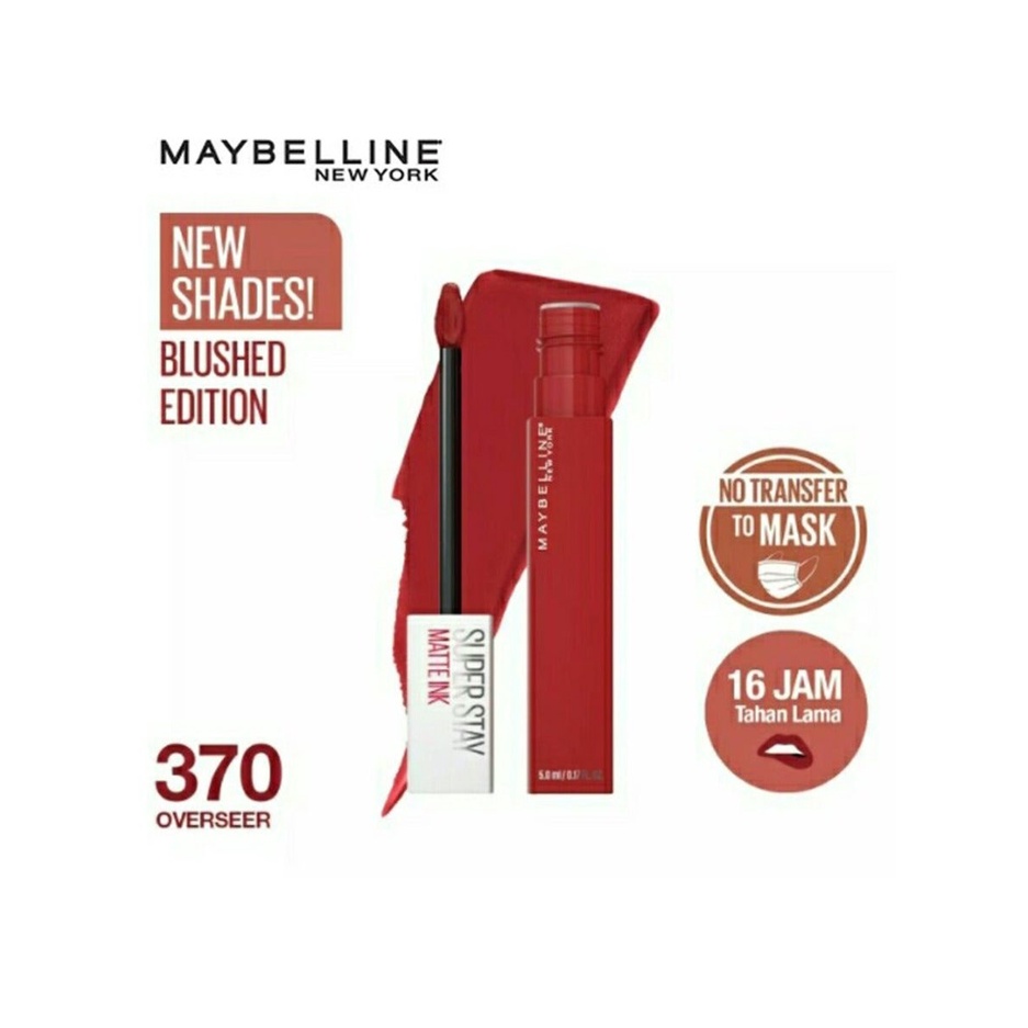 Jual Maybelline Liquid Liptick 370 Overseer 106949690 | Shopee Indonesia