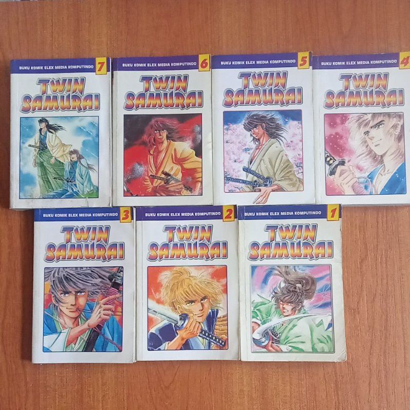 Jual paket komik seri mini isi 7 twin samurai | Shopee Indonesia