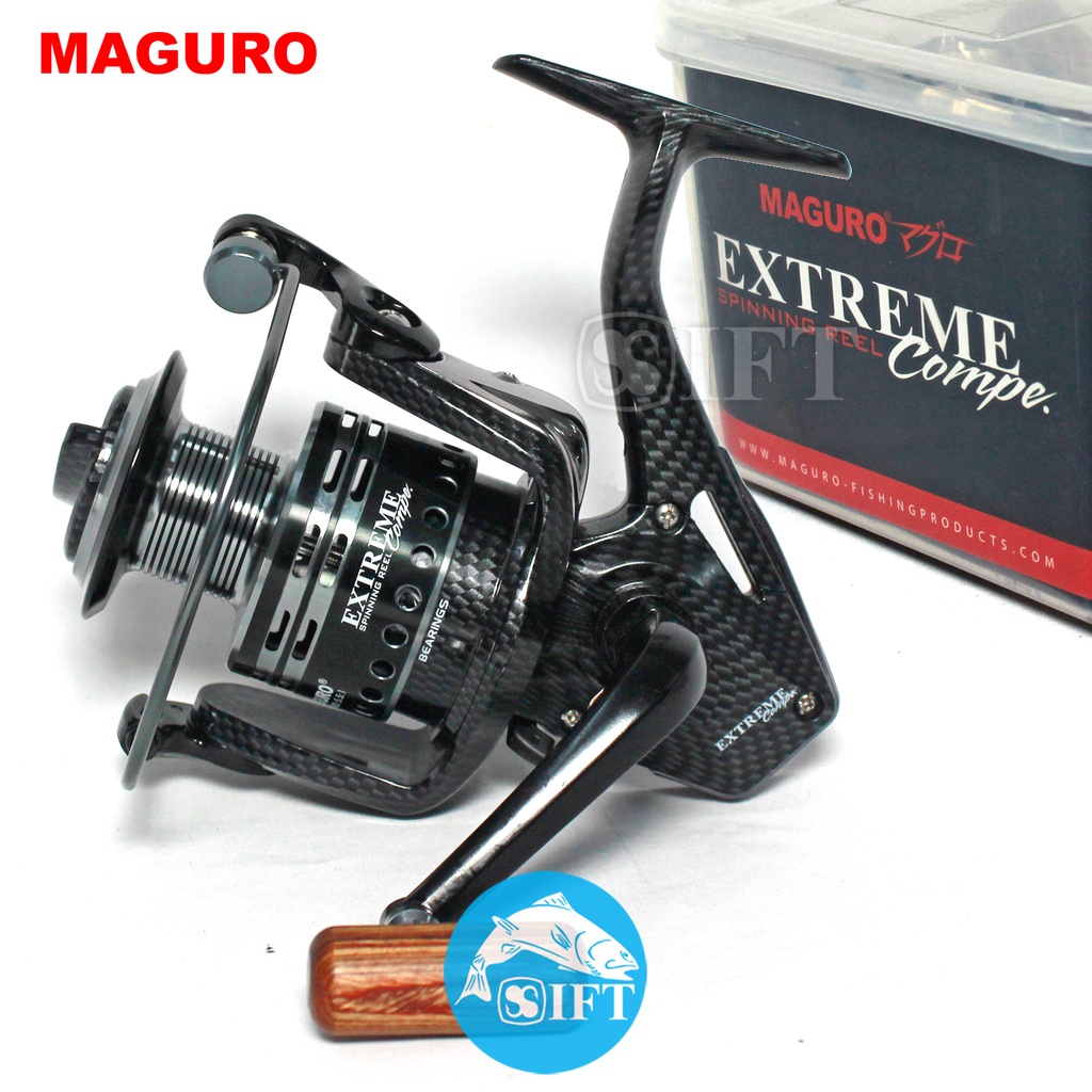 Jual Reel MAGURO EXTREME COMPE 1000 | Power Handle | Kolam Harian Sungai Ultralight | Shopee ...