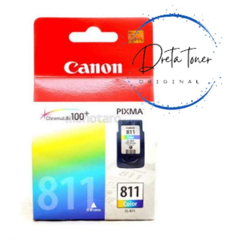 Jual TINTA CANON CL 811 COLOR ORIGINAL | Shopee Indonesia