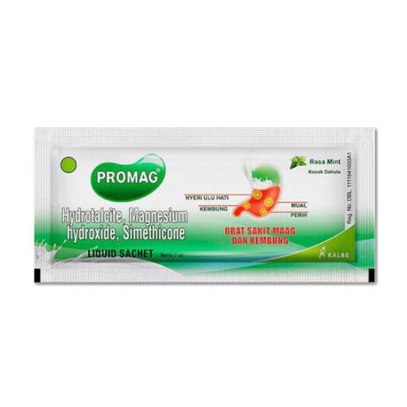 Jual PROMAG SUSPENSI SACHET 10 ML (1 BOX @6SCH) | Shopee Indonesia