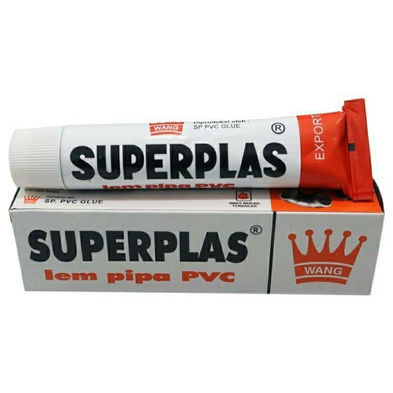 Jual LEM PIPA SUPERPLAS/ SUPER PLAST/ LEM PIPA PVC | Shopee Indonesia