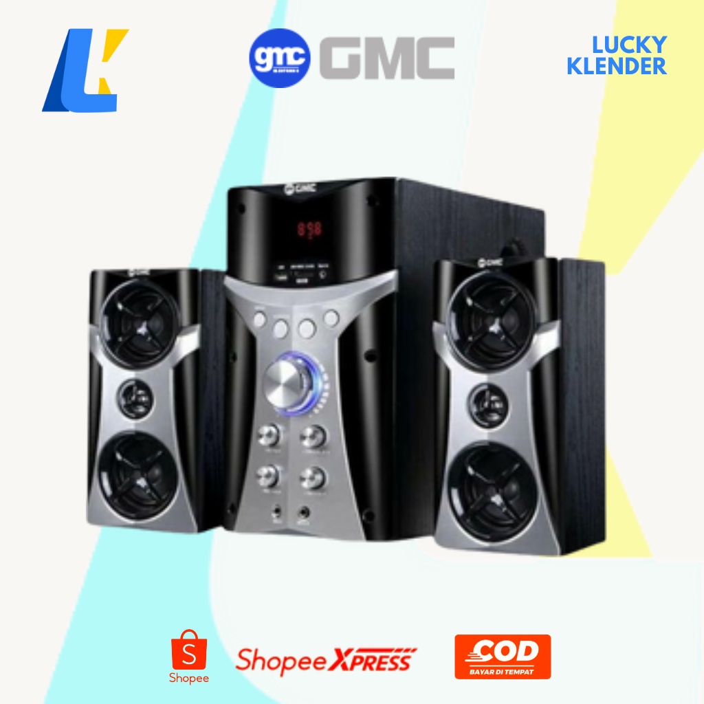 Jual Speaker Multimedia GMC 885B - Speaker GMC Salon Aktif USB Radio ...