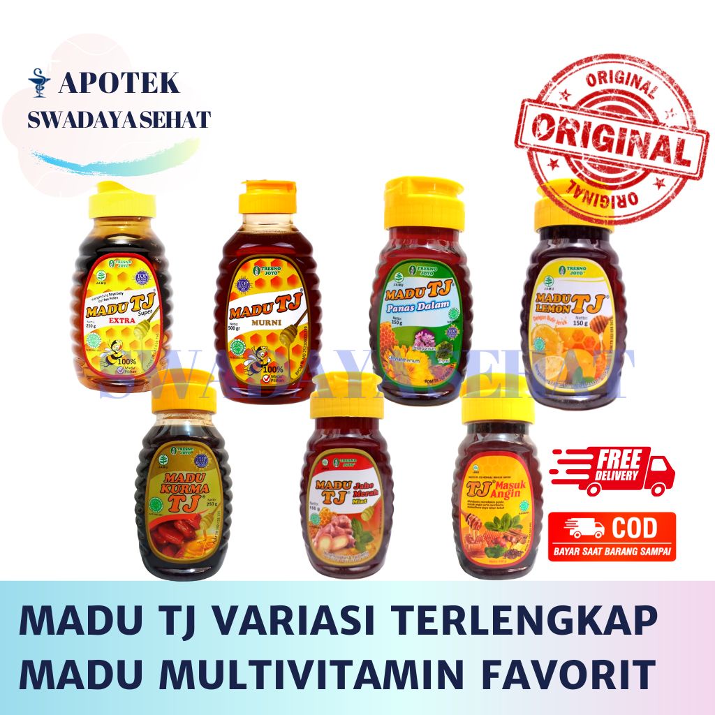 Jual MADU TJ Murni 100% 500Gr Kurma Varian Masuk Angin Super Extra ...