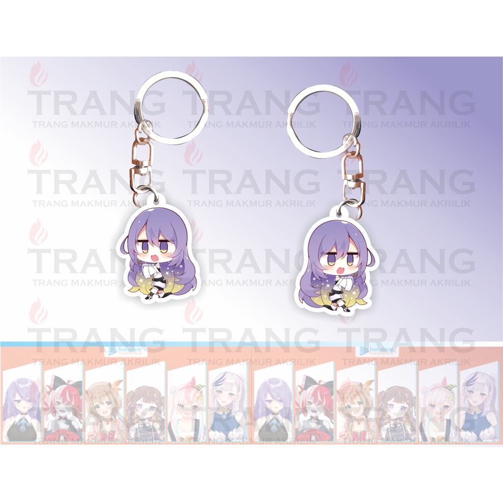 Jual Gantungan Kunci Akrilik VTuber Hololive/Acrylic Keychain VTuber ...