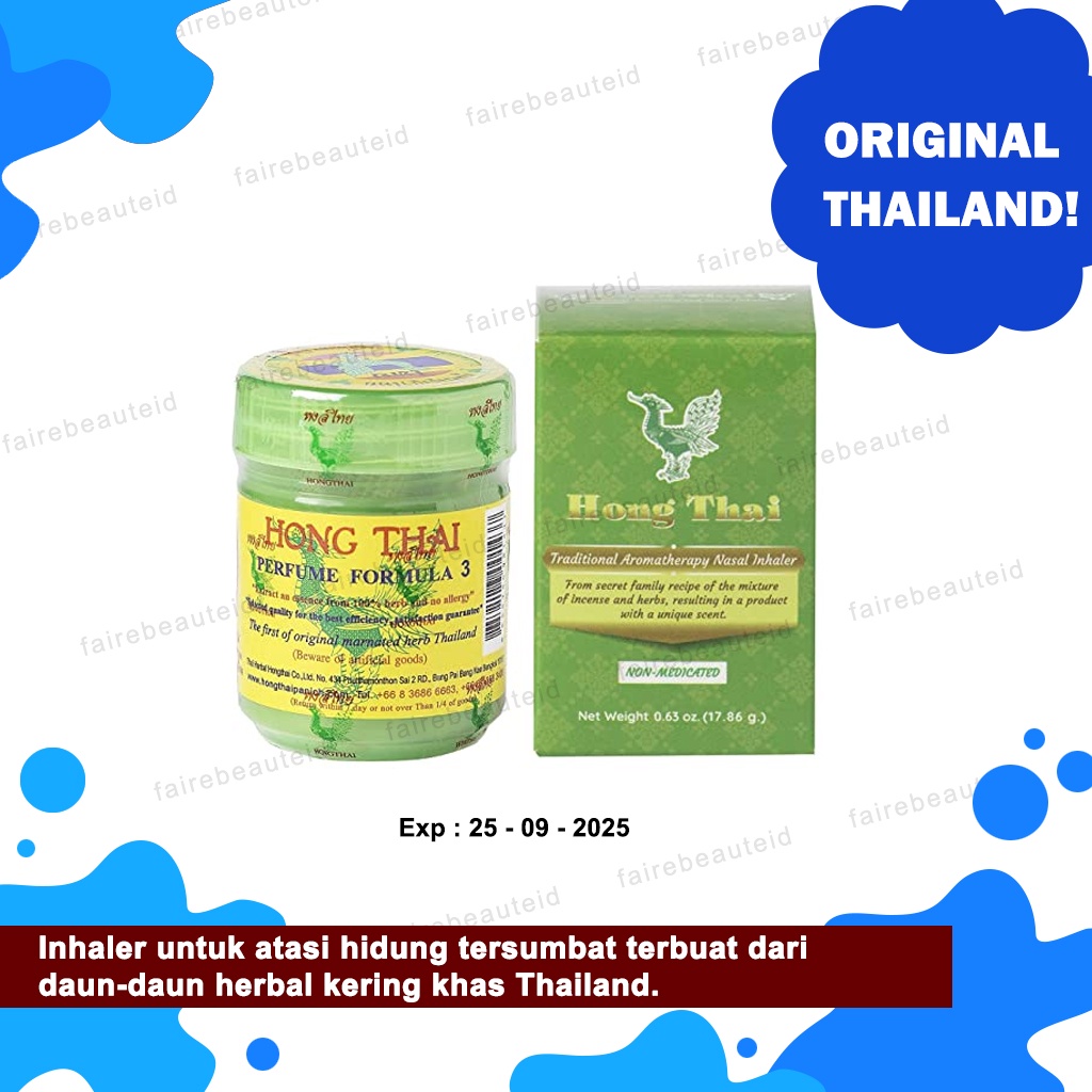 Jual [READY STOCK] Hongthai Brand Compound Herb Inhaler Traditional ...