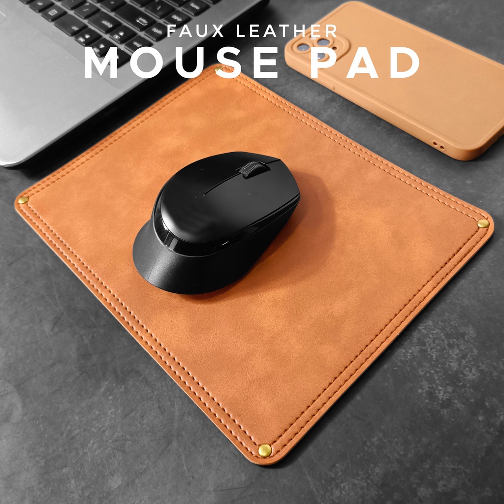 Jual Mouse Pad alas mouse pointer leather premium CUSTOM LASER (TUFFEL ...
