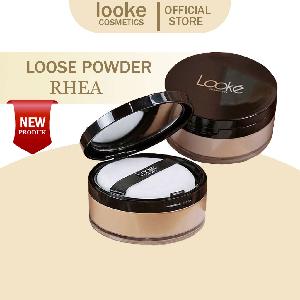 Jual Looke Cosmetics Holy Smooth & Blur Loose Powder Rhea | Shopee ...