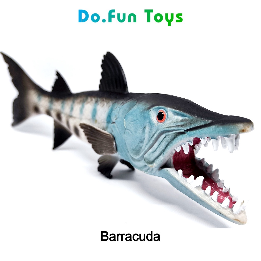 Jual Animal Figurine | BARRACUDA / Mainan Miniatur Ikan Barakuda ...