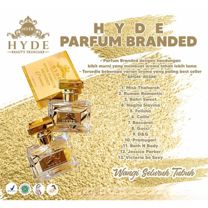 Jual [COD] PARFUM BRANDED HYDE BEAUTY SKINCARE | Shopee Indonesia
