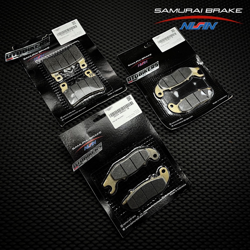 Jual KAMPAS REM KALIPER NISSIN SAMURAI 2P / 4P ORIGINAL 2 4 PISTON BRAKE PAD | Shopee Indonesia