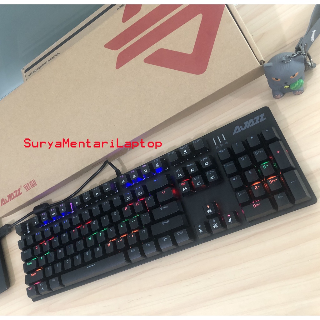 Jual Robocop-87 keys Rainbow lights Gaming Mechanical Keyboard BAGUS ...