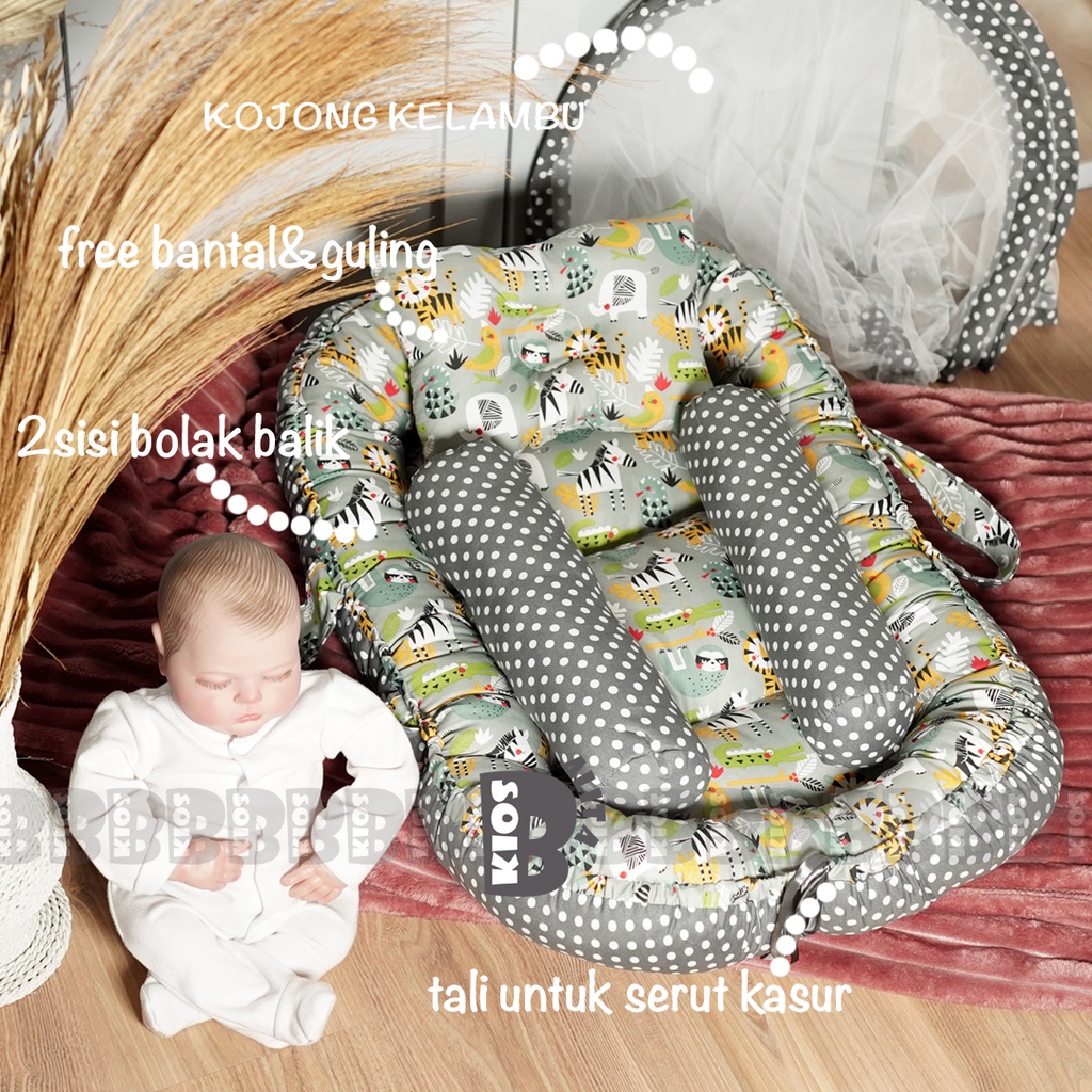 Jual PAKET KASUR BAYI BABY NEST PREMIUM DENGAN KELAMBU + FREE BANTAL ...