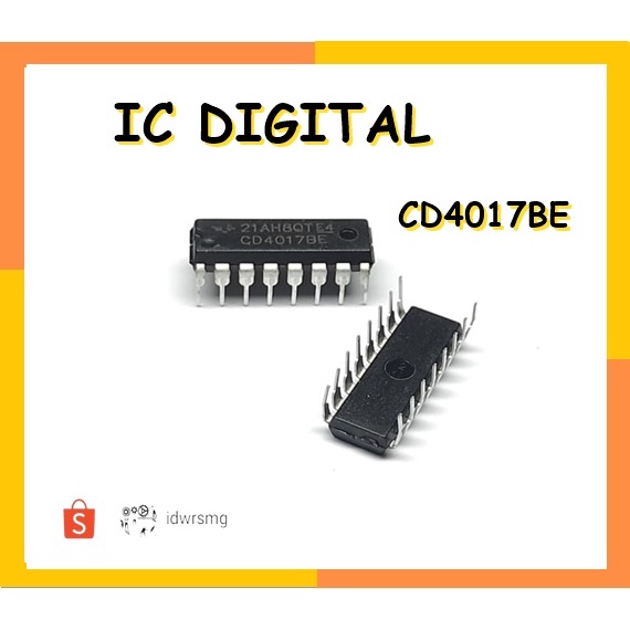 Jual 4017 CD4017BE CD4017 BE cd4017be dip 16pin DIP 16P | Shopee Indonesia